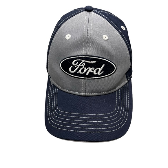 Ford | Accessories | Ford Patch Logo Osfa Snapback Hat Cap Blue Gray ...